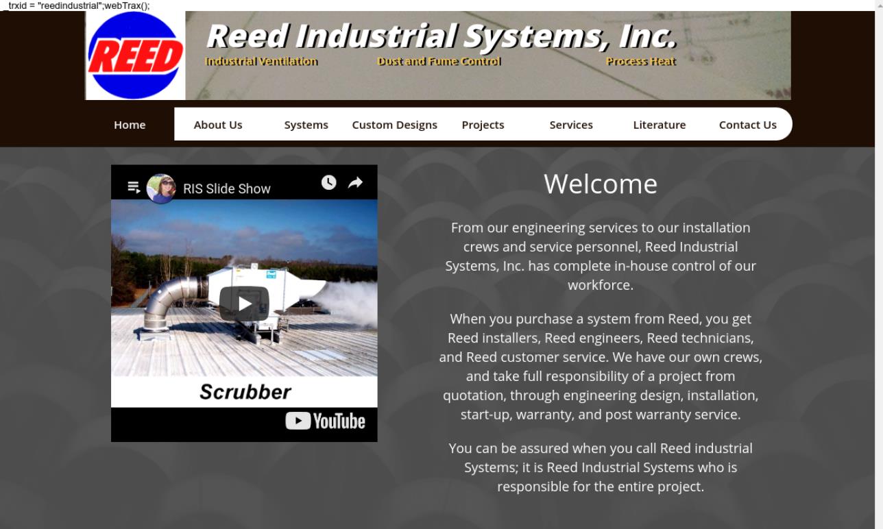 Reed Industrial Systems | Dust Collecting Systems