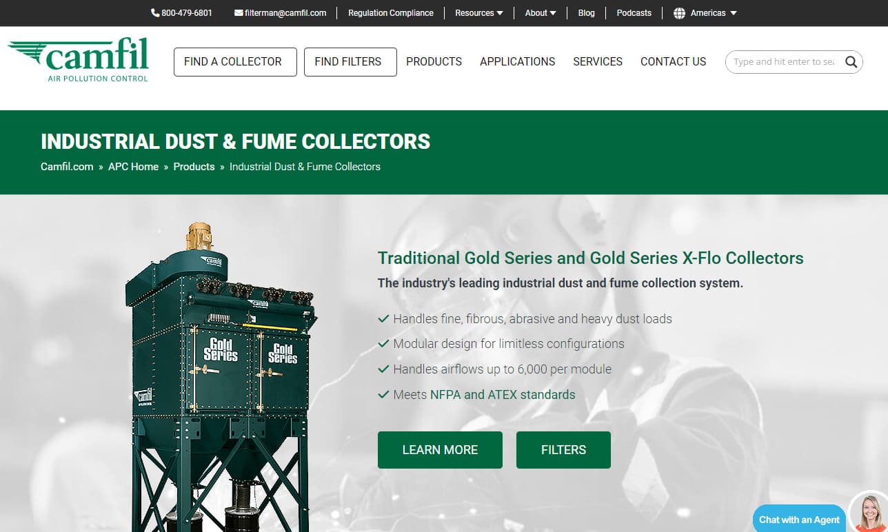 Camfil APC | Dust Collecting System